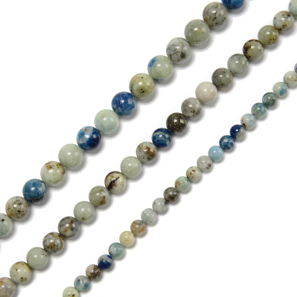 Natural Hackmanite Smooth Round Beads Size 6mm 8mm 10mm 15.5'' Strand ...
